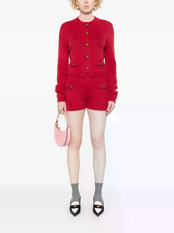TWINSET Emily Knit Shorts - Red