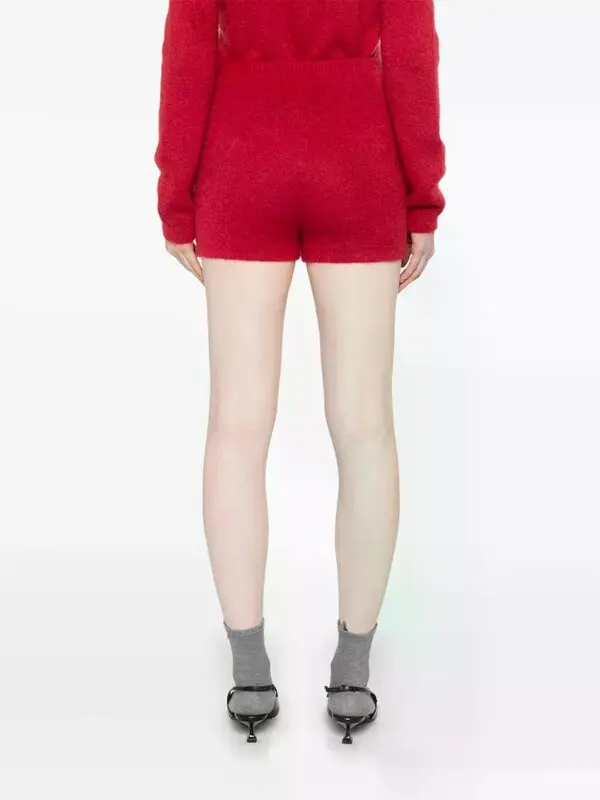 TWINSET Emily Knit Shorts - Red