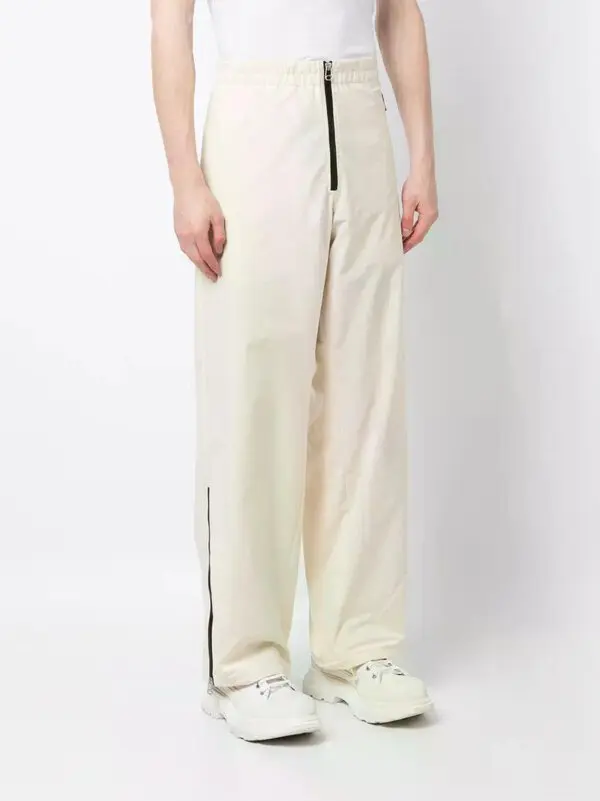 OAMC Zip Detail Wide-leg Trousers