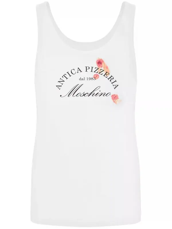 Moschino Slogan-print Tank Top