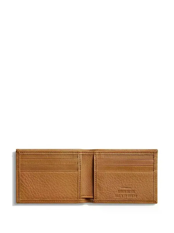 Shinola Slim Grained-leather Bi-fold Wallet