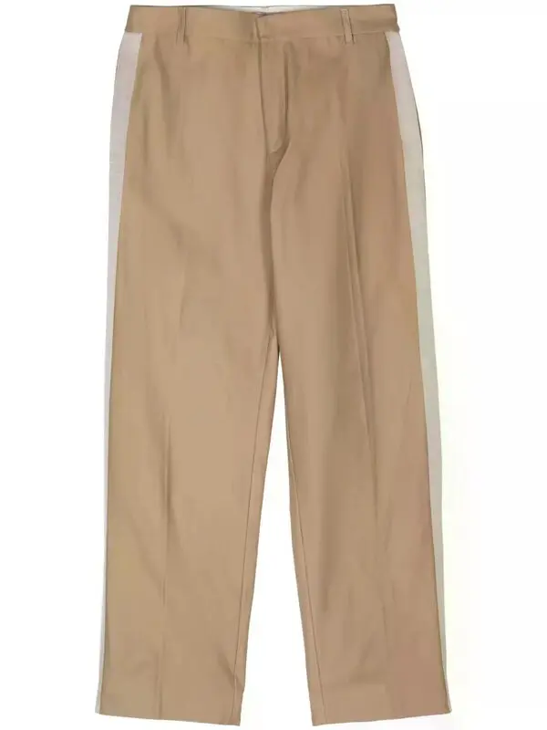BLUEMARBLE Tape-detailing Straight-leg Trousers
