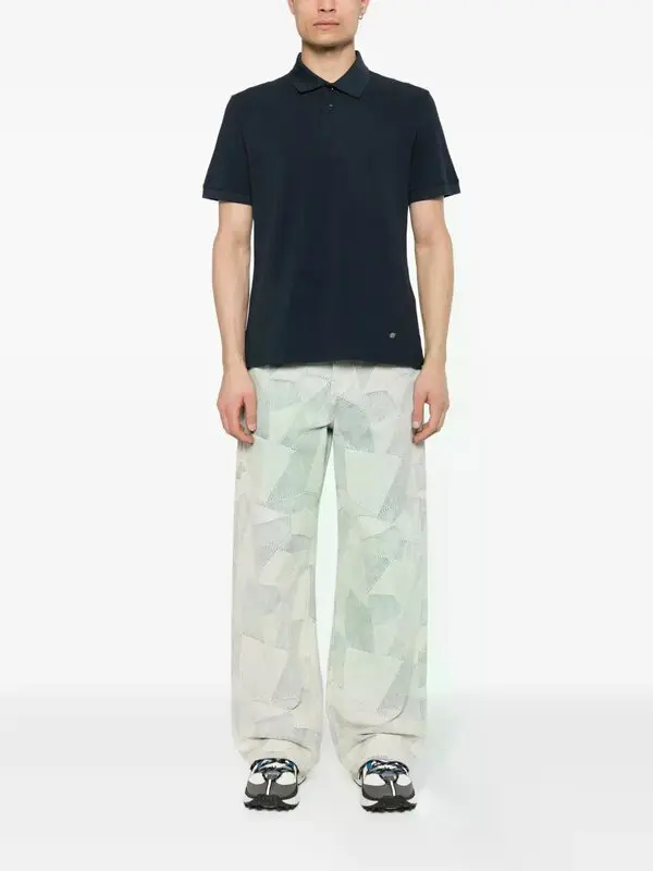 Just Cavalli Piqué-weave Polo Shirt