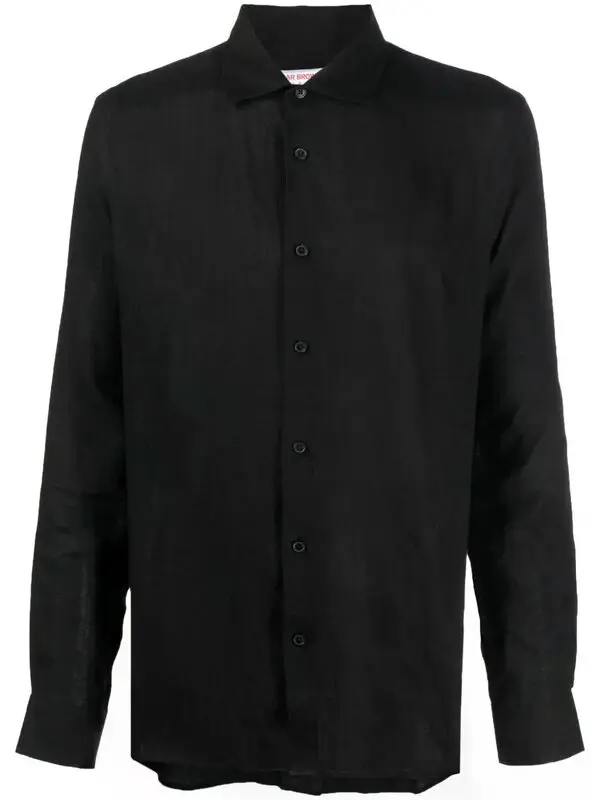 Orlebar Brown Giles Long-sleeve Linen Shirt