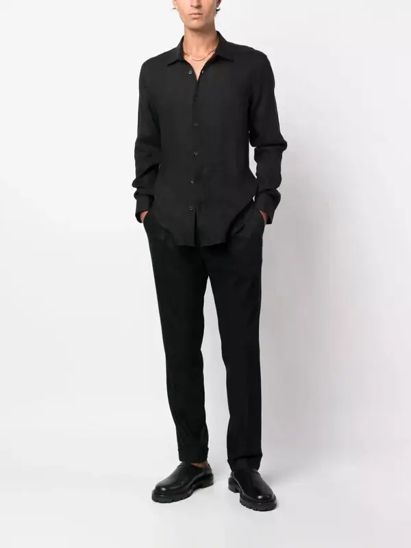 Orlebar Brown Giles Long-sleeve Linen Shirt
