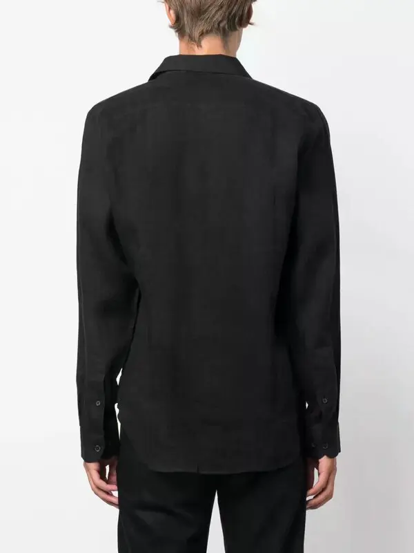 Orlebar Brown Giles Long-sleeve Linen Shirt