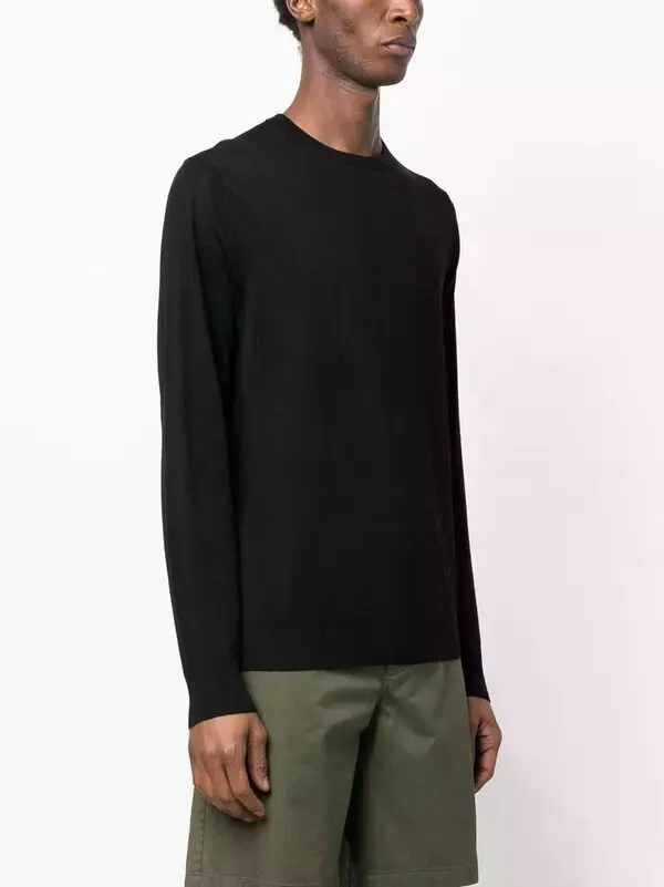 BALLANTYNE Crew-neck Wool Jumper - Black