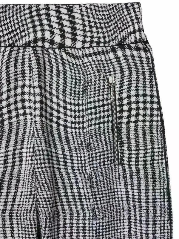 Burberry Warped Houndstooth Jacquard Trousers