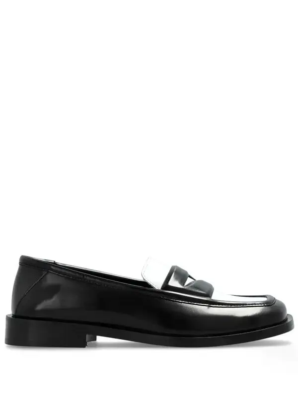 Attico Amanda Two-tone Leather Loafers
