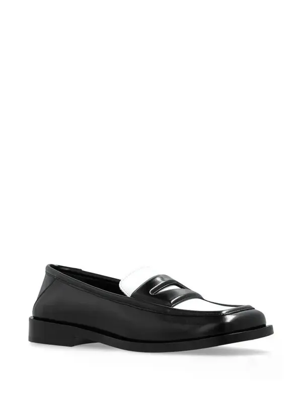 Attico Amanda Two-tone Leather Loafers