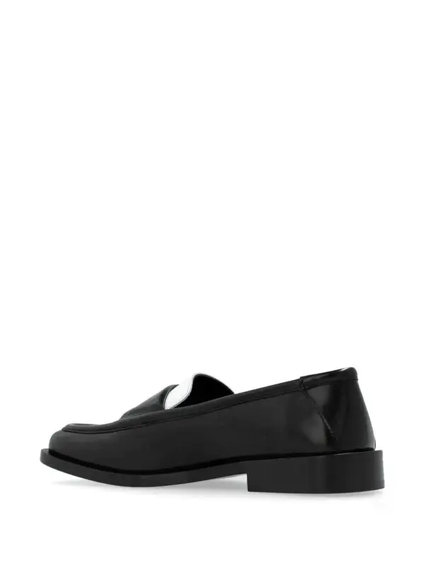 Attico Amanda Two-tone Leather Loafers