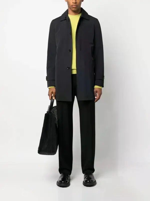 MOORER Classic-collar Trench Coat