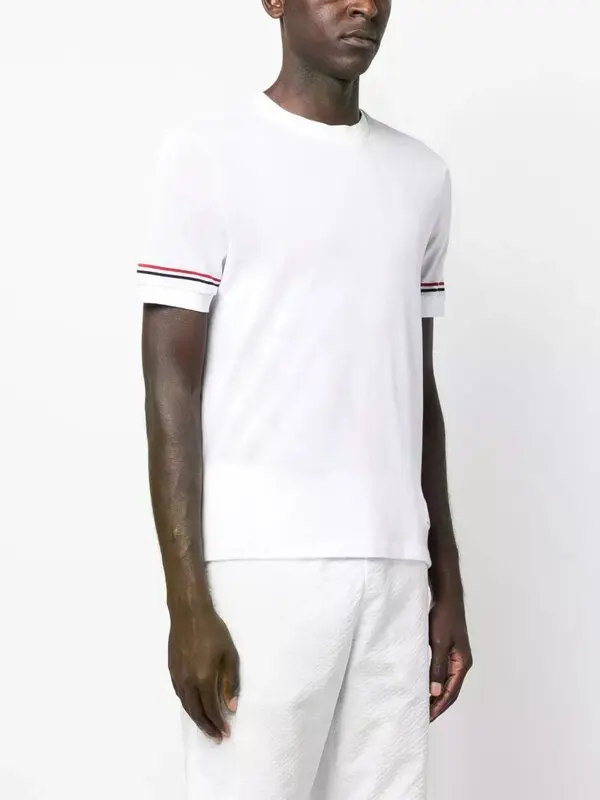 Thom Browne Rwv-stripe Knitted Top