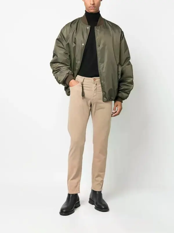Incotex Straight-leg Jeans With Logo Patch