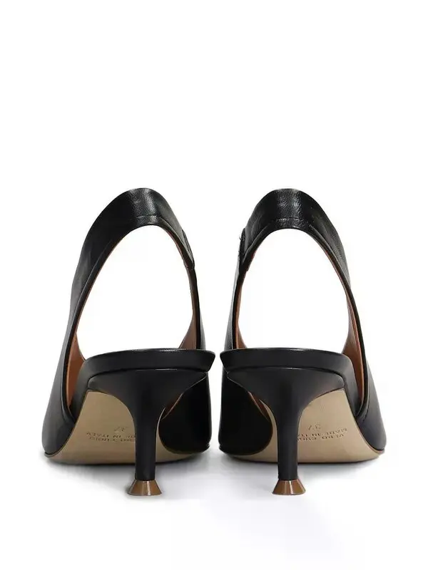 LELLA BALDI Leather Slingback Pumps