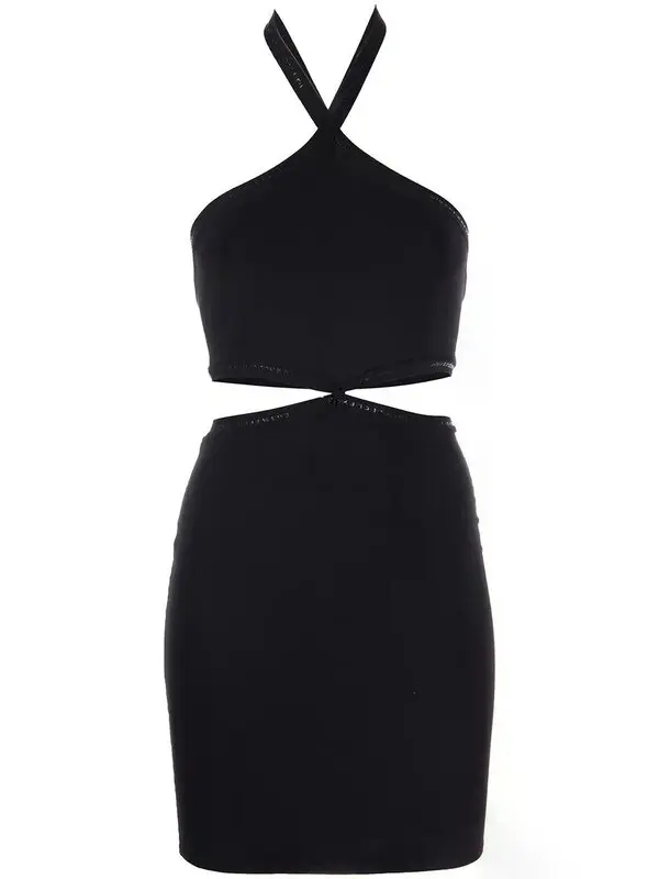 Alexander Wang Halterneck Cut-out Mini Dress