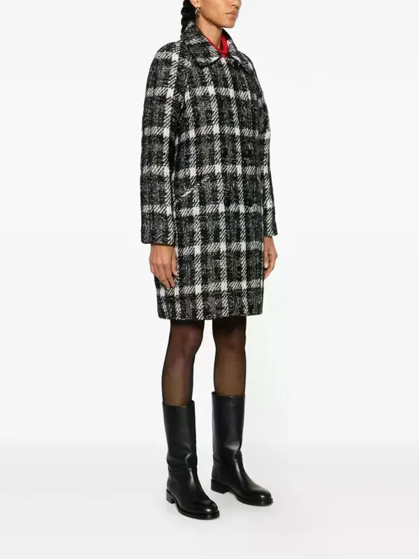 FAY Double-breasted Bouclé Coat