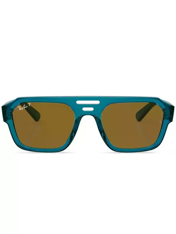 Ray-ban Corrigan Bio-based Square-frame Sunglasses - Blue
