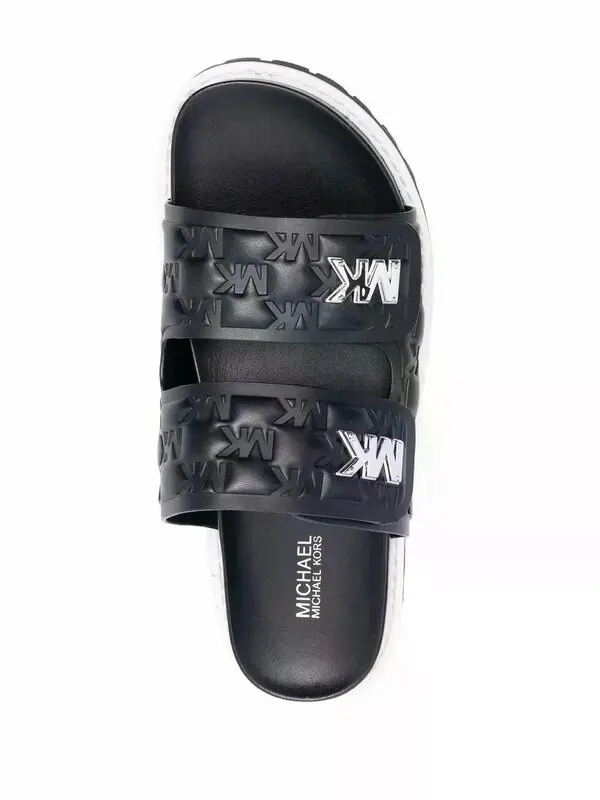 Michael Kors Stark Debossed-logo Sandals