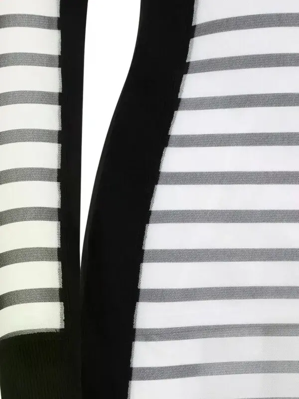 JEAN PAUL GAULTIER Striped Long Sleeve Dress