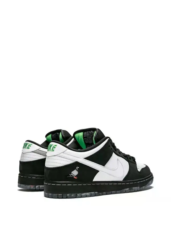 Nike Sb Dunk Low Pro Og Qs Panda Pigeon Sneakers - Black