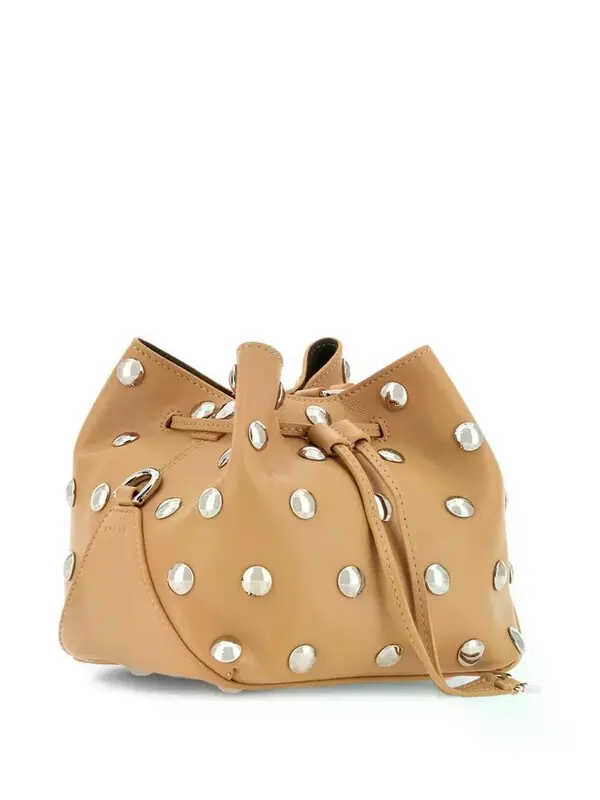 Hogan Hocket Studded Bucket Bag - Neutrals