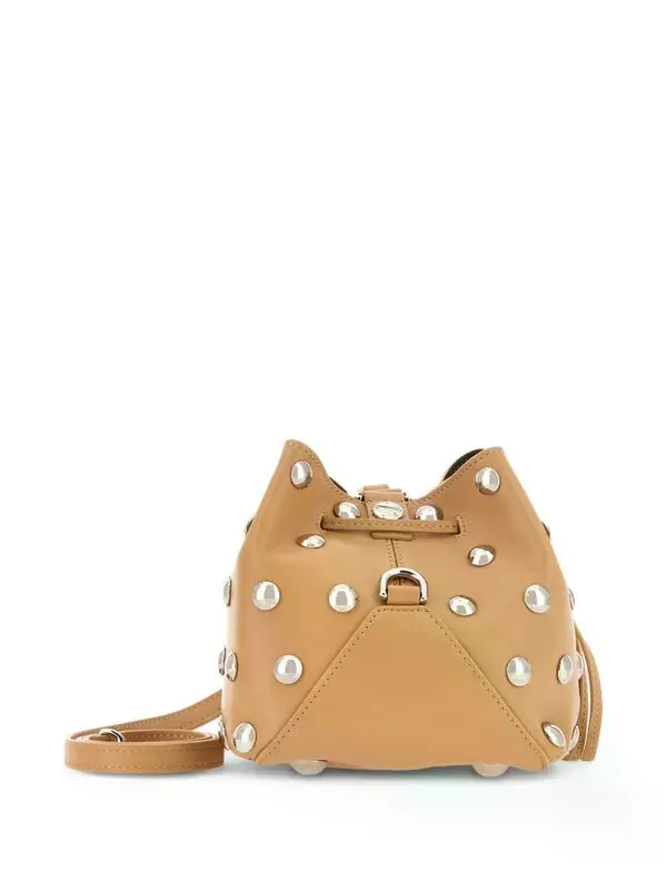 Hogan Hocket Studded Bucket Bag - Neutrals