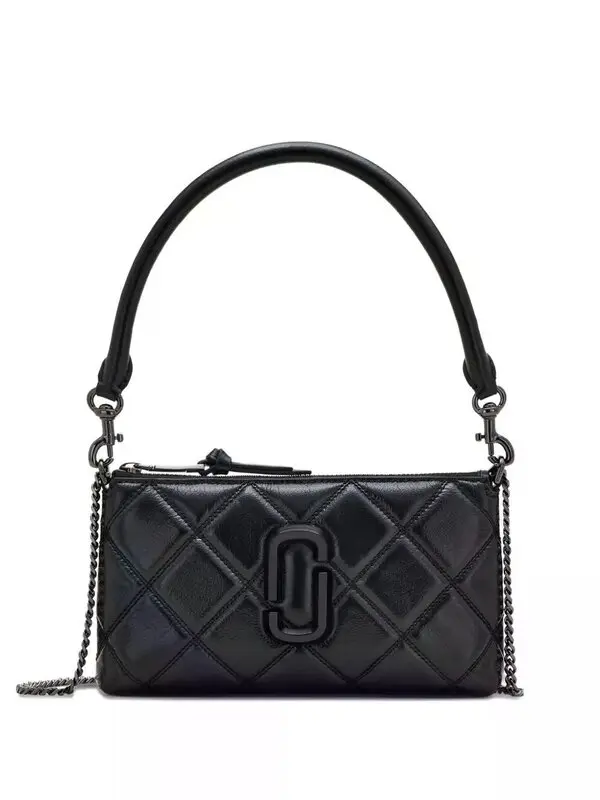 Marc Jacobs The Quilted Utility Snapshot Crossbody Bag - Black
