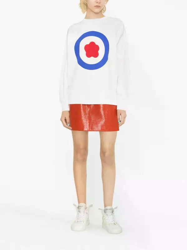 Kenzo Cotton Sweatshirt With Logo Print