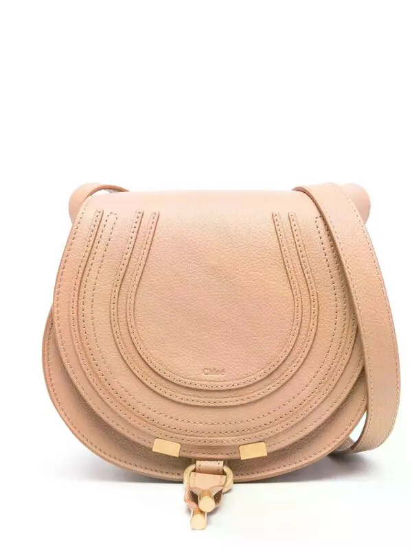 Chloé Small Marcie Leather Bag - Brown