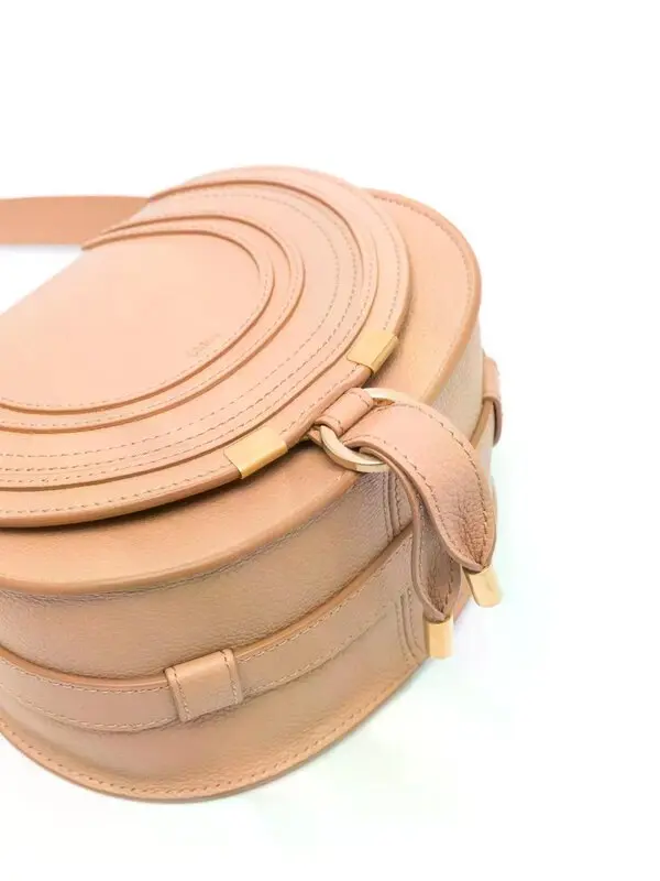 Chloé Small Marcie Leather Bag - Brown