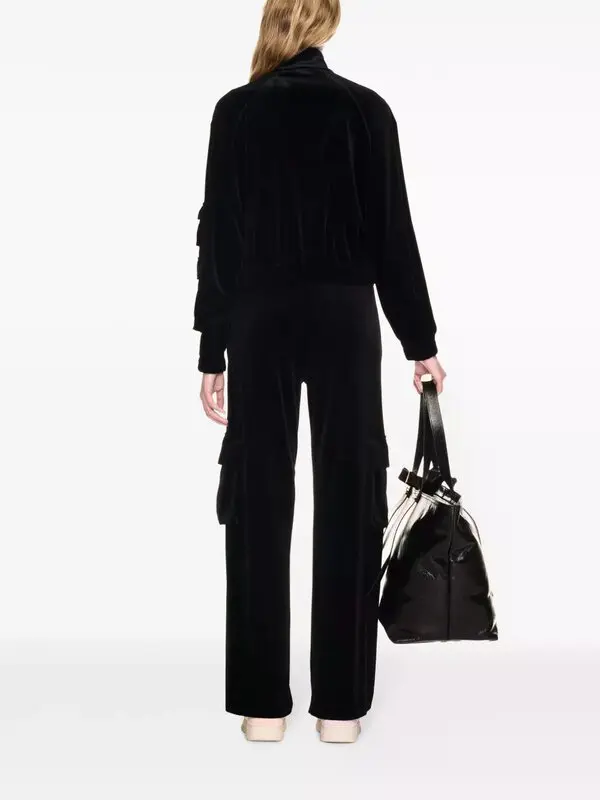 Off-White Velvet Cargo Track Pants