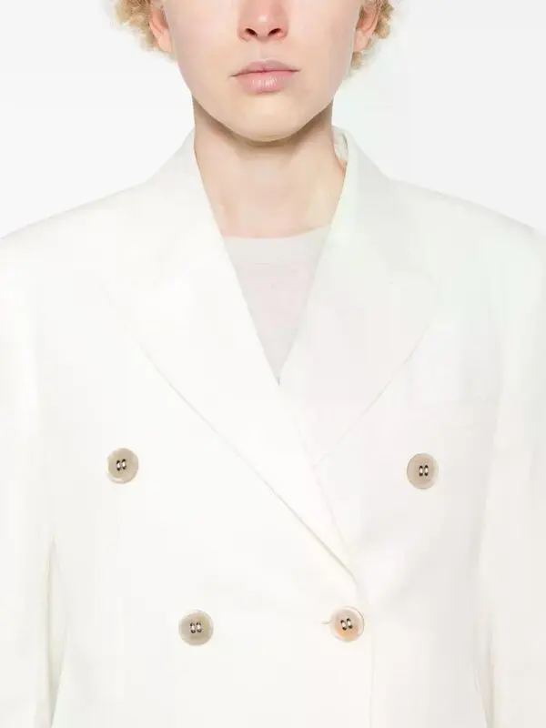 GOLDEN GOOSE Double-breasted Blazer With Gold Star Detail