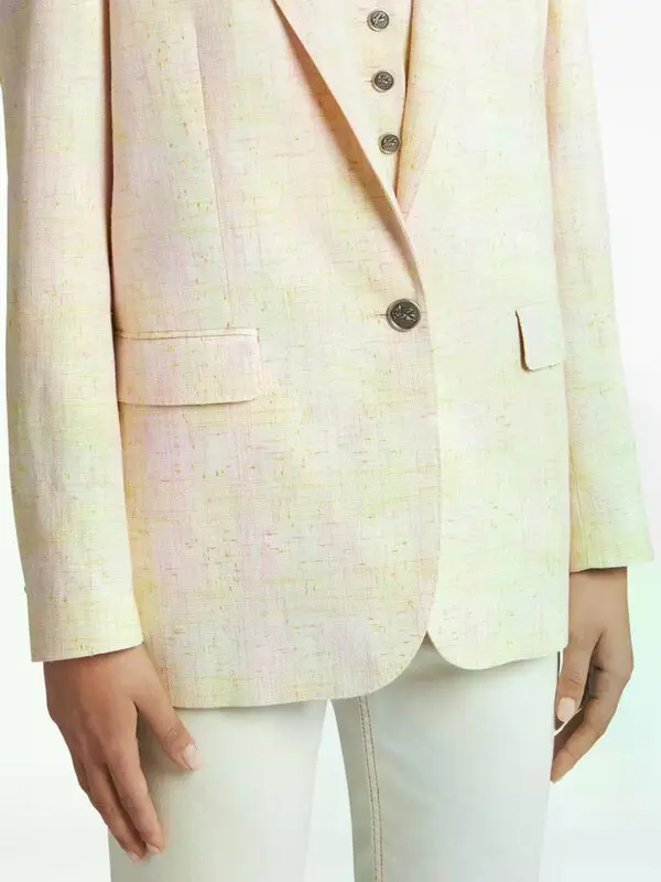 Etro Pegaso-button Blazer - Neutrals