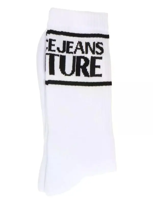 Versace Logo-jacquard Socks