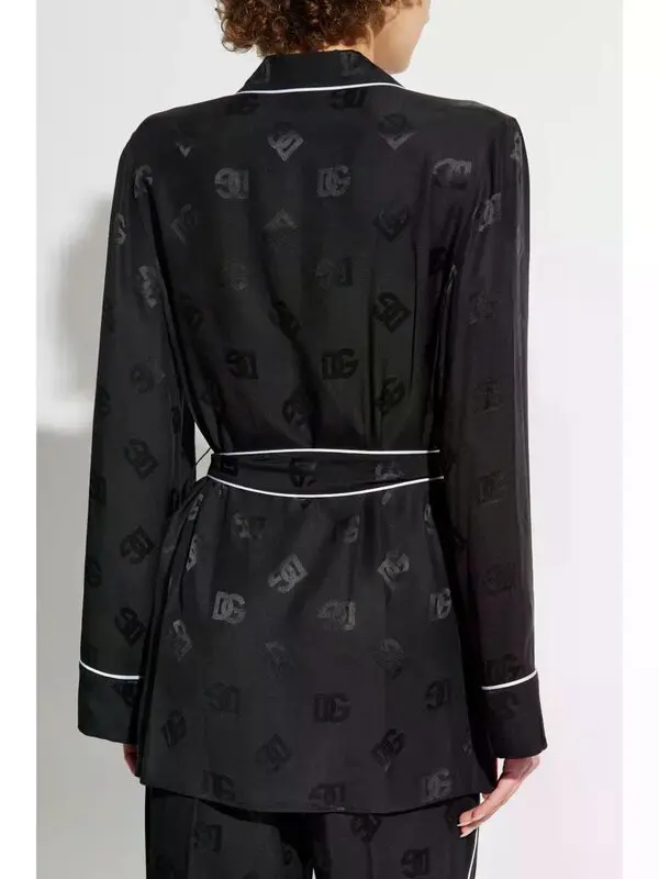 Dolce & Gabbana Satin Jacquard Shirt