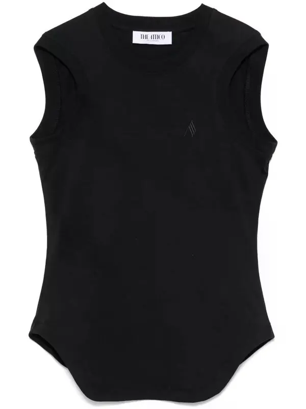Attico Reese Tank Top - Black