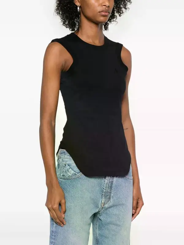Attico Reese Tank Top - Black