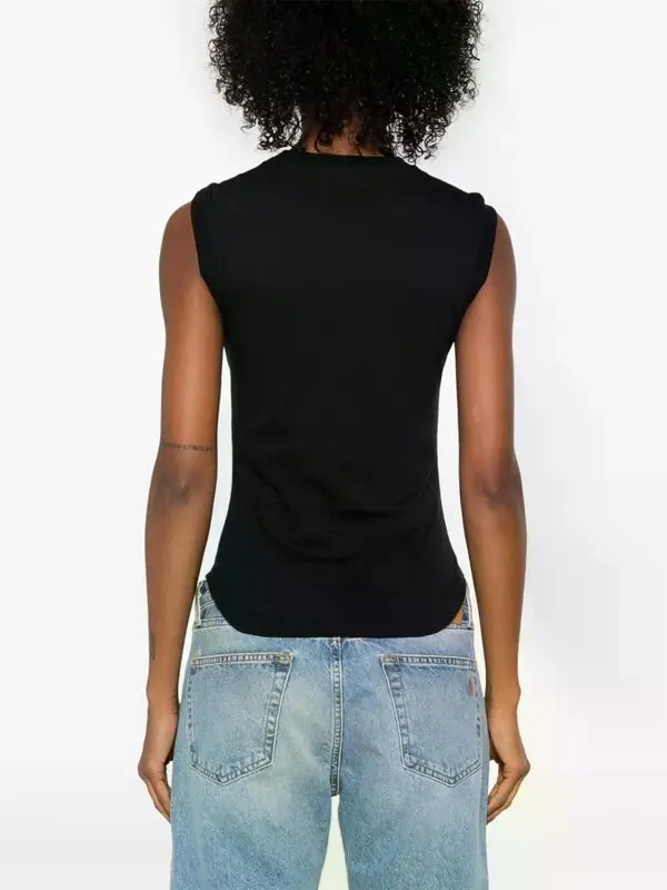Attico Reese Tank Top - Black