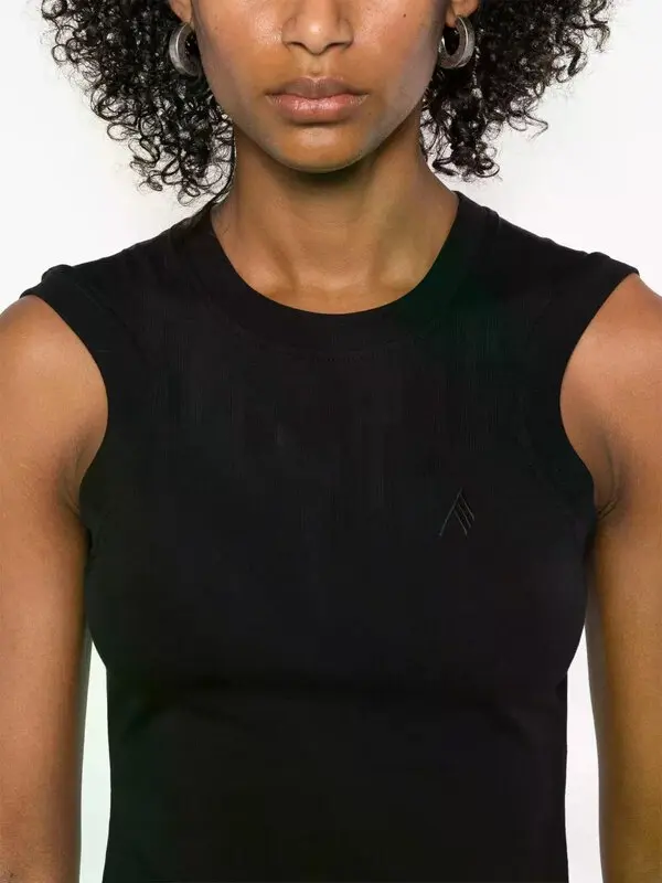 Attico Reese Tank Top - Black