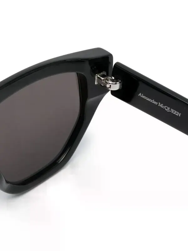 Alexander McQueen Geometric-frame Sunglasses With Spike Studs