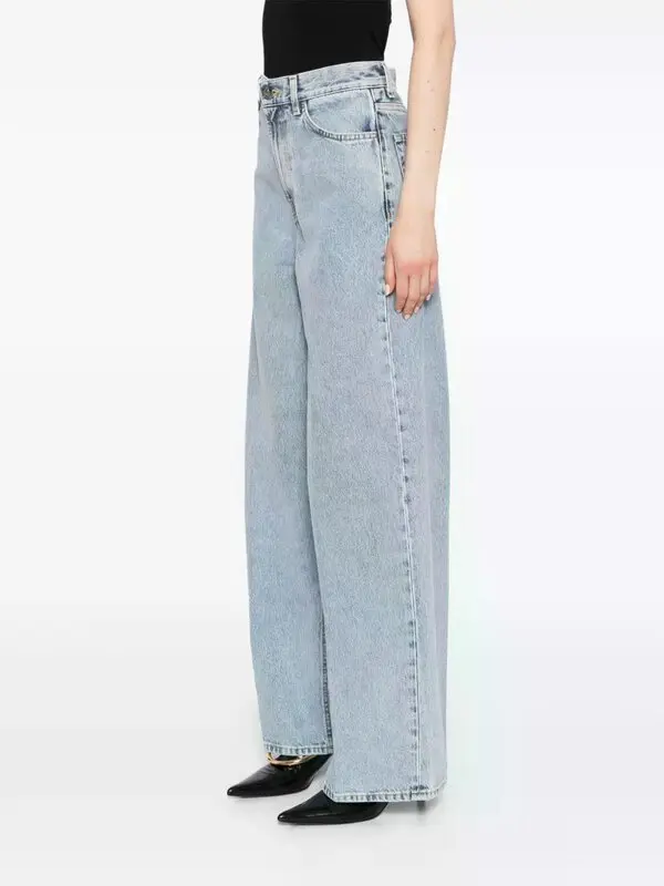 TOTEME High-rise Wide-leg Jeans