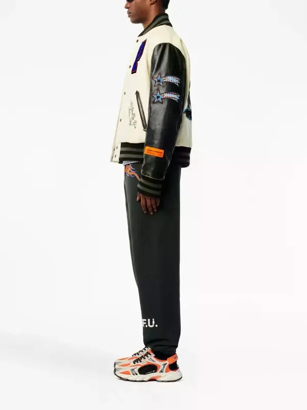 Heron Preston Varsity-patch Bomber Jacket
