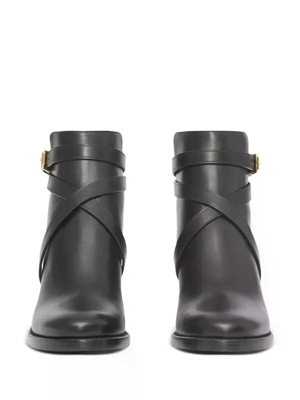 Burberry House Check Mid-heel Boots