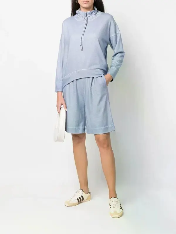 Colombo Fine-knit Knee-length Shorts