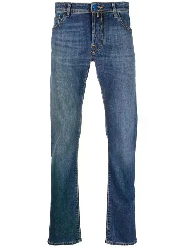 Jacob Cohen Logo-patch Slim-fit Jeans