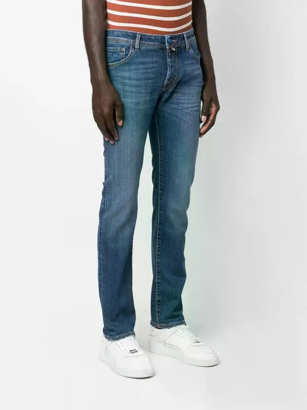 Jacob Cohen Logo-patch Slim-fit Jeans