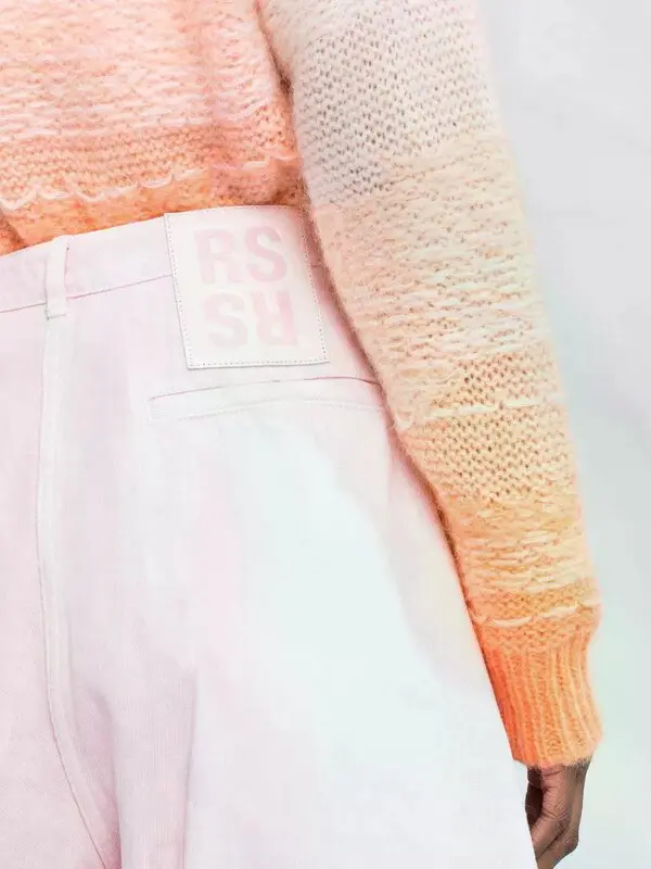Raf Simons Pleated Denim Shorts