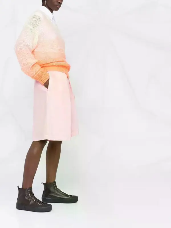 Raf Simons Pleated Denim Shorts