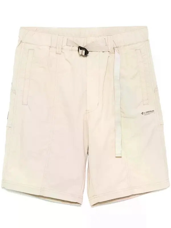 CHOCOOLATE Logo-print Shorts - Neutrals